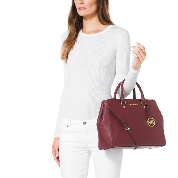 MICHAEL Michael Kors | Bags | Nwt Michael Kors Medium Sutton Satchel ...